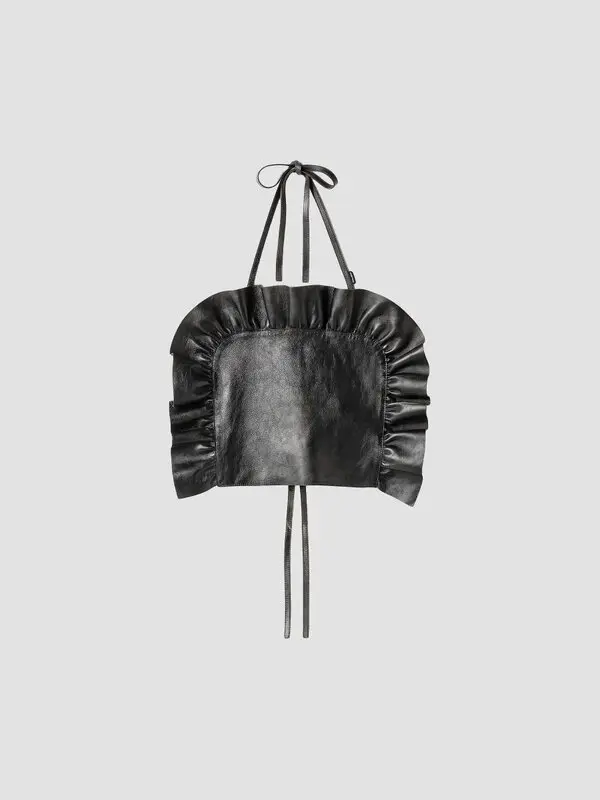 Miu Miu Leather Top