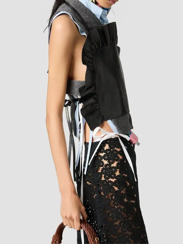 Miu Miu Leather Top