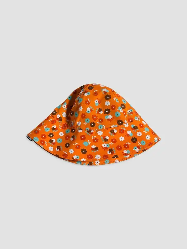 Miu Miu Poplin Bucket Hat - Orange