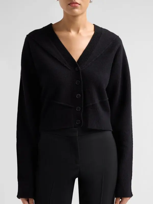 JASON WU Sculptural Merino Wool Cardigan