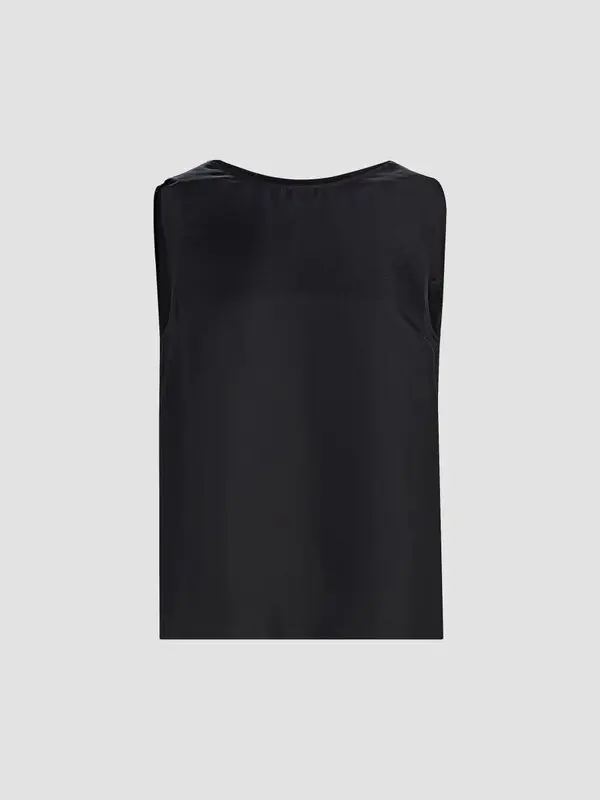 Loulou De Saison Gema Draped Silk Open-back Top
