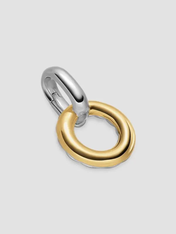 David Yurman Amulet Holder In Sterling With 14k Yellow Gold, 20.3mm