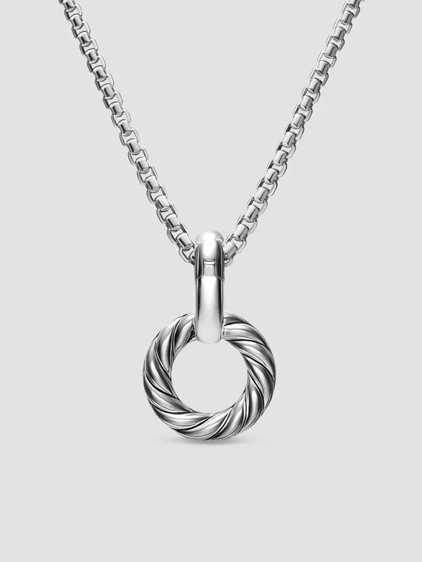 David Yurman Amulet Holder In Sterling With 14k Yellow Gold, 20.3mm