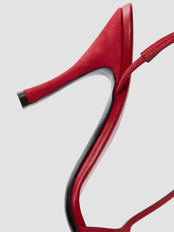 LOULOU STUDIO Lane 85mm Leather Sandals - Red