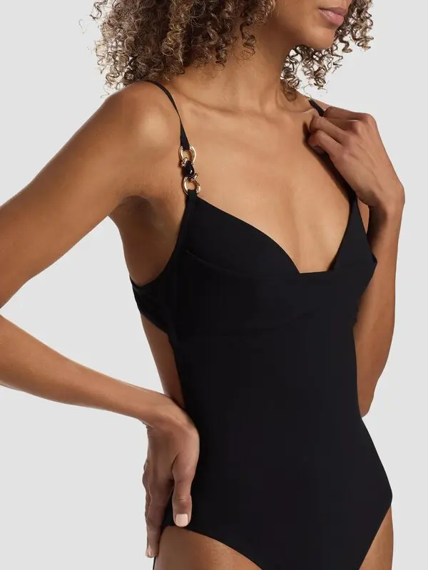Zimmermann Mahon Trim Detail One-piece Swimsuit