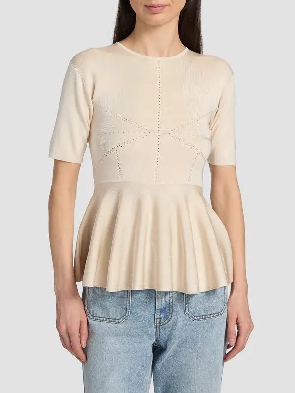 Zimmermann Luna Peplum Top