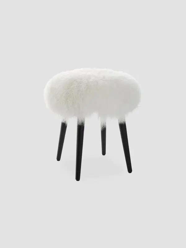 THE UTTERMOST CO Wooly Accent Stool