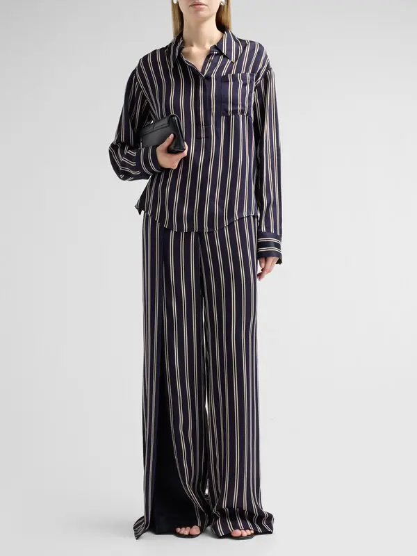 JASON WU Striped Wide-leg Trousers