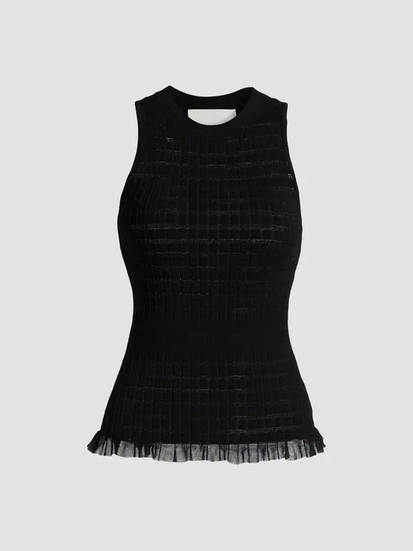 3.1 Phillip Lim Textured Knit Tank Top