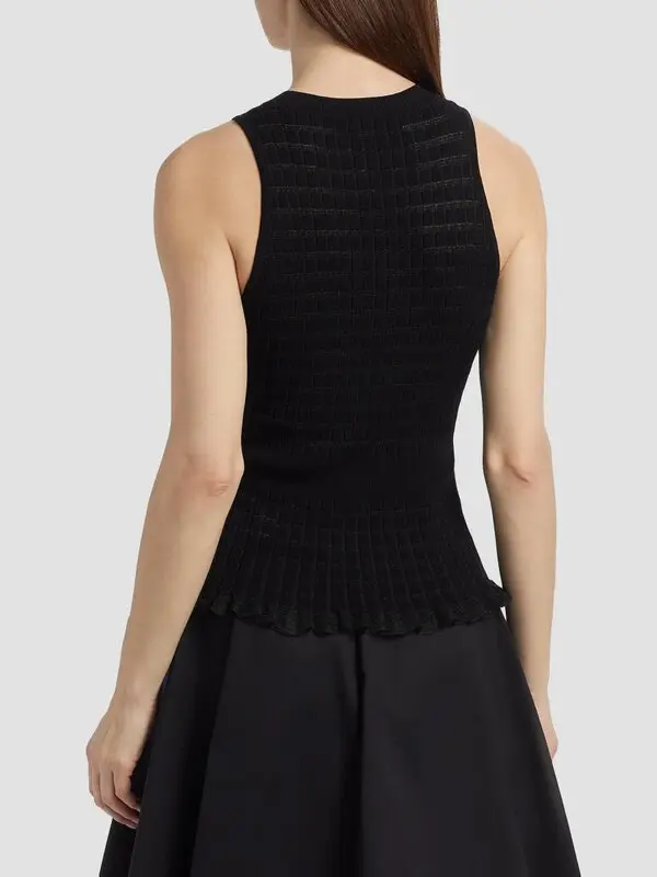 3.1 Phillip Lim Textured Knit Tank Top