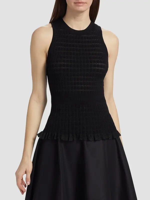3.1 Phillip Lim Textured Knit Tank Top