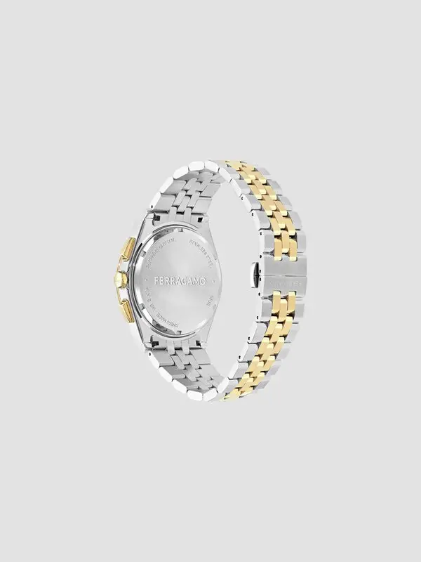FERRAGAMO Vega New Chrono 42mm Two-tone Bracelet Watch