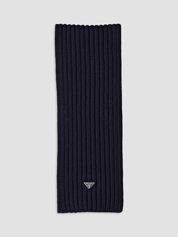 Prada Wool Scarf - Blue