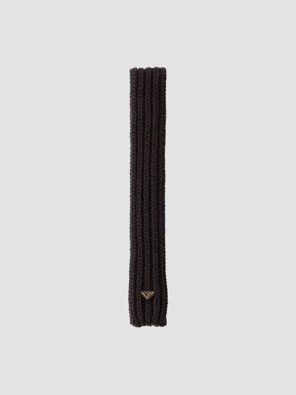 Prada Wool Scarf - Brown