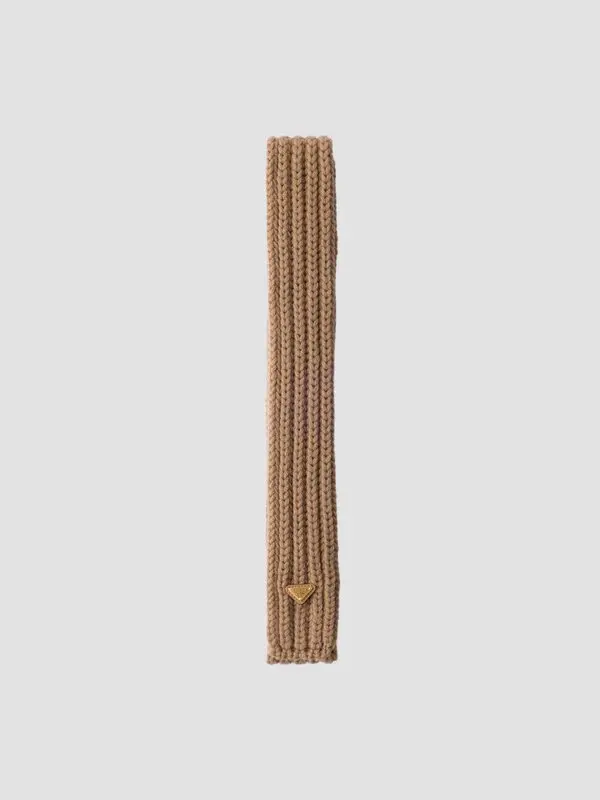 Prada Wool Scarf - Camel