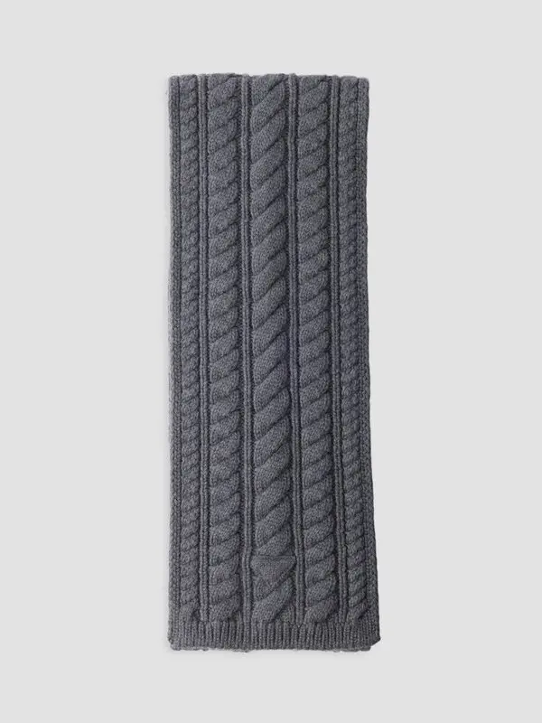 Prada Wool Scarf - Grey