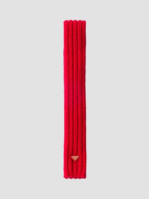 Prada Wool Scarf - Red