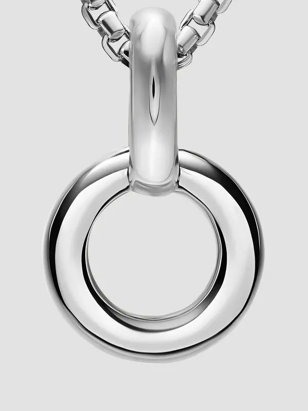 David Yurman Amulet Holder In Sterling 20.3mm