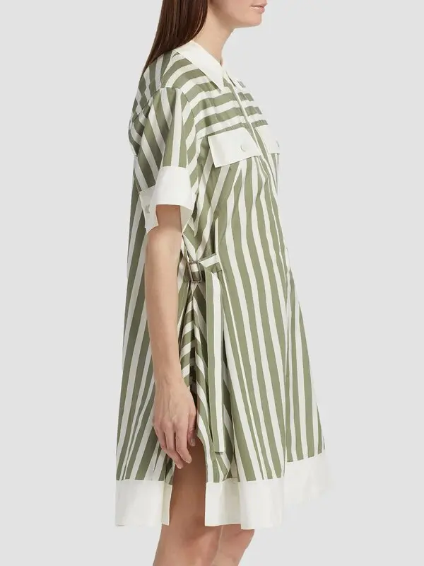 3.1 Phillip Lim Striped Cotton-silk Shirt Dress