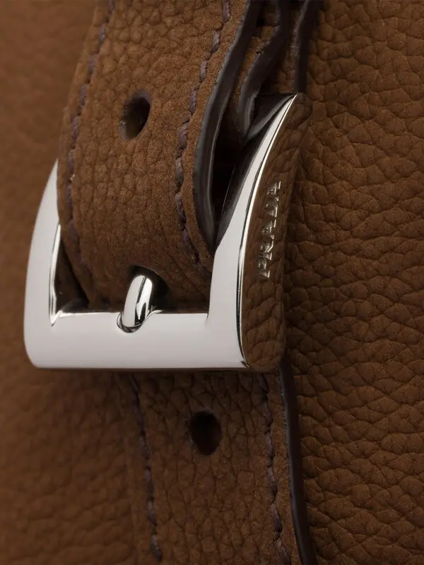 Prada Nubuck Leather Shoulder Bag