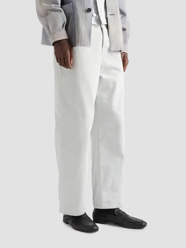 Prada Regular Bleached Denim Jeans