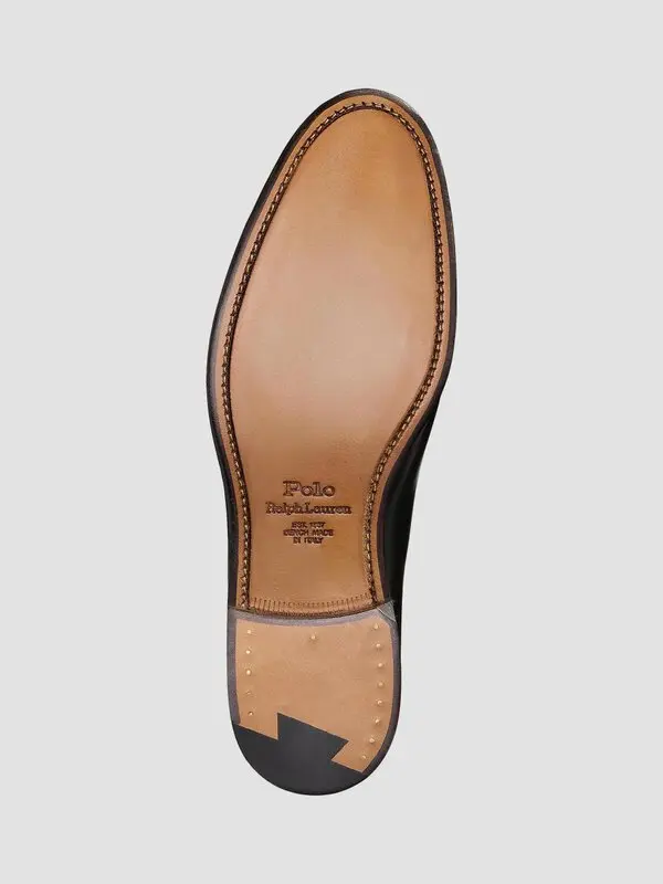 Polo Ralph Lauren Maestra Leather Penny Loafers - Black