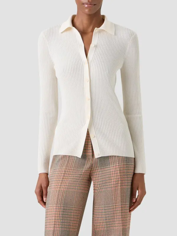 Akris Rib-knit Wool Shirt