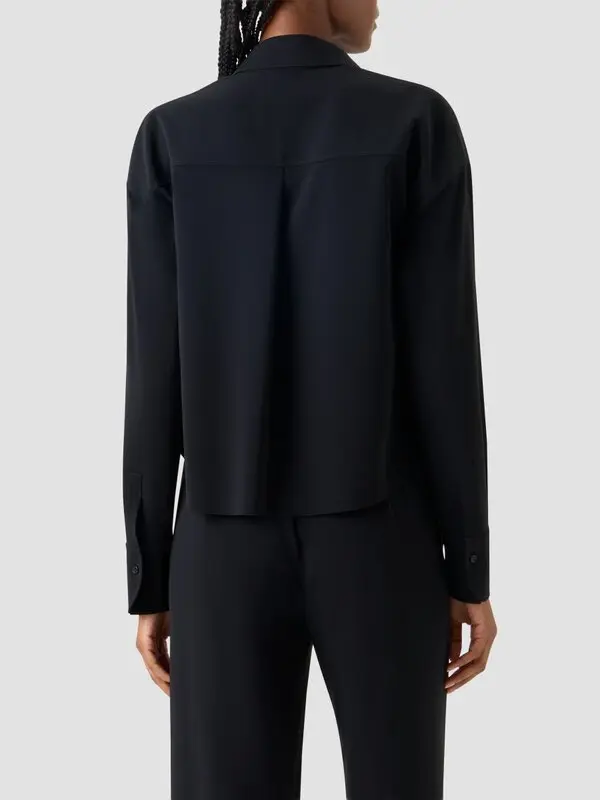 Akris 3d Floral Patch Blouse