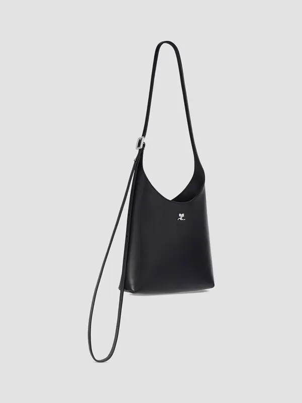 COURREGES Melt Small Leather Tote Bag