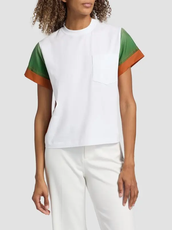 3.1 Phillip Lim Ombré Voile Combo T-shirt