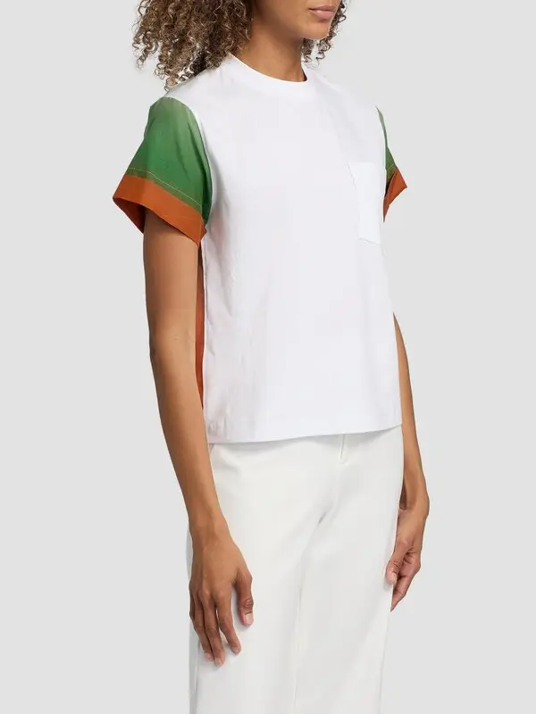 3.1 Phillip Lim Ombré Voile Combo T-shirt
