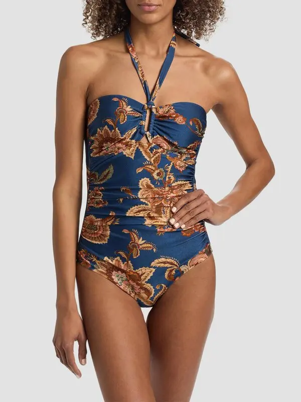 Zimmermann Aster Wide Link One-piece Swimsuit