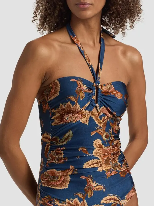Zimmermann Aster Wide Link One-piece Swimsuit