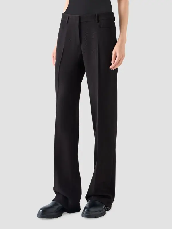 Akris Mikka Virgin Wool Pants - Espresso