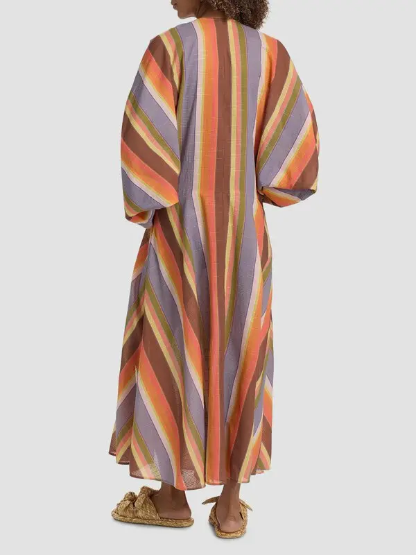 Zimmermann Solstice Cotton Tunic Maxi Dress