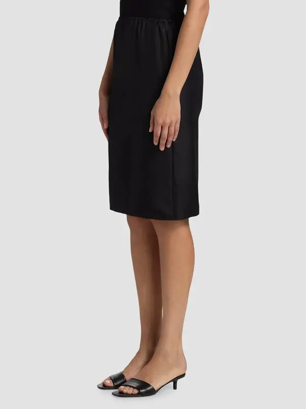 Loulou De Saison Vasali Knee-length Skirt - Black