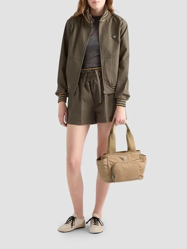Prada Re-nylon Tote Bag - Light Brown