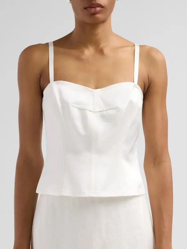 JASON WU Layered Twill Midi Dress