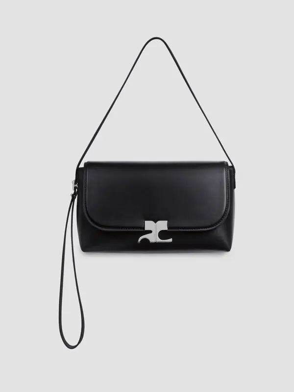 COURREGES Icotype Leather Shoulder Bag