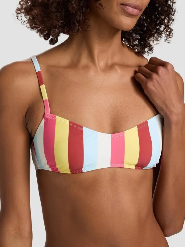 Solid & Striped The Rachel Stripe Bikini Top