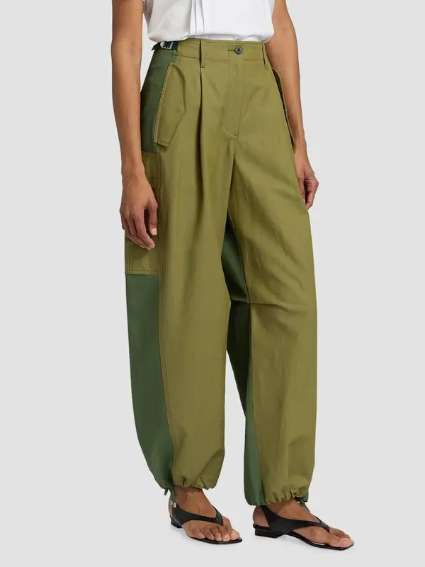 3.1 Phillip Lim Colorblocked Utility Cargo Pants