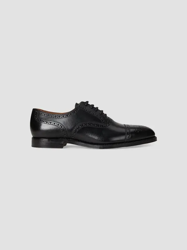 Polo Ralph Lauren Maestra Perforated Leather Oxfords