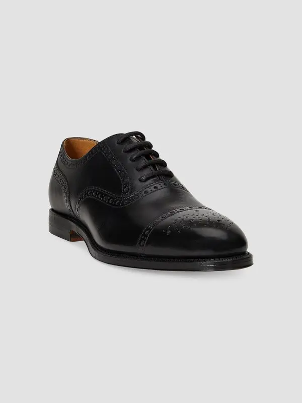 Polo Ralph Lauren Maestra Perforated Leather Oxfords