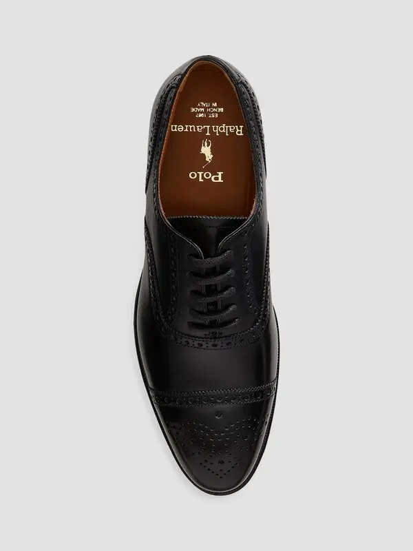 Polo Ralph Lauren Maestra Perforated Leather Oxfords