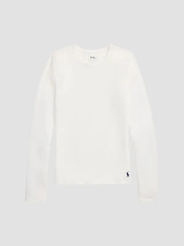 Polo Ralph Lauren Base Layer Stretch Cotton T-shirt - White Cloud