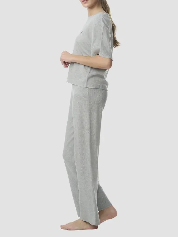 Polo Ralph Lauren Heathered Waffle-knit Pajamas
