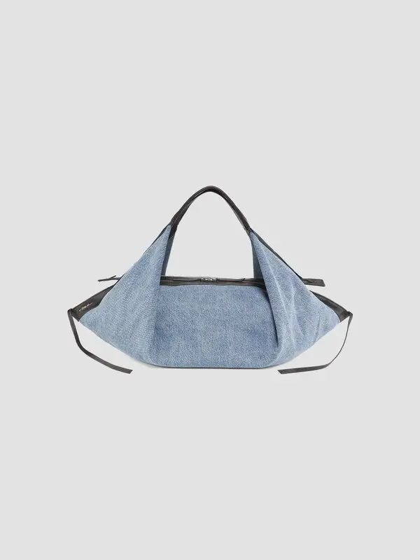 3.1 Phillip Lim Medium Luna Cotton Denim Hobo Bag