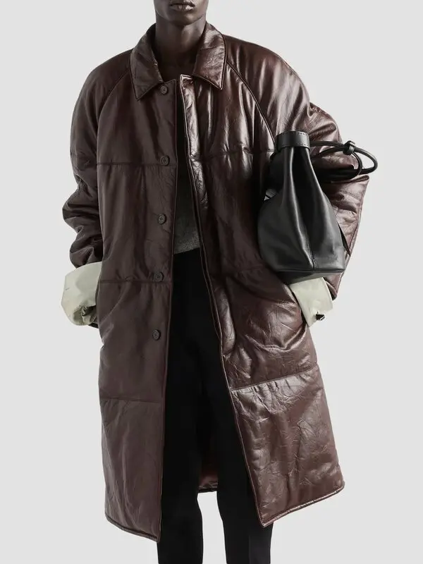 Prada Padded Nappa Leather Coat