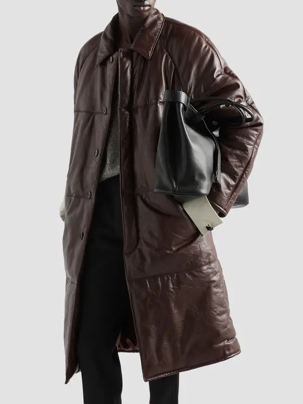 Prada Padded Nappa Leather Coat