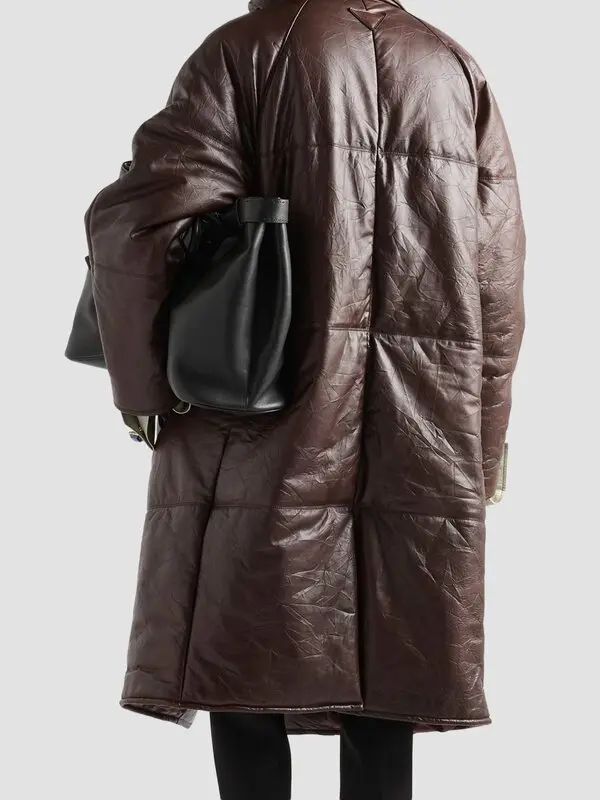 Prada Padded Nappa Leather Coat